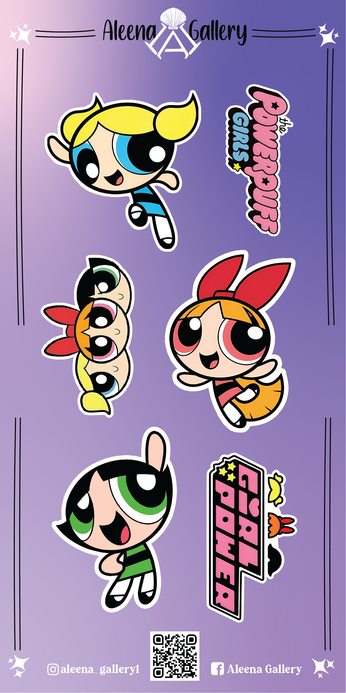 Powerpuff Girls Mini Sheet – Aleena Gallery