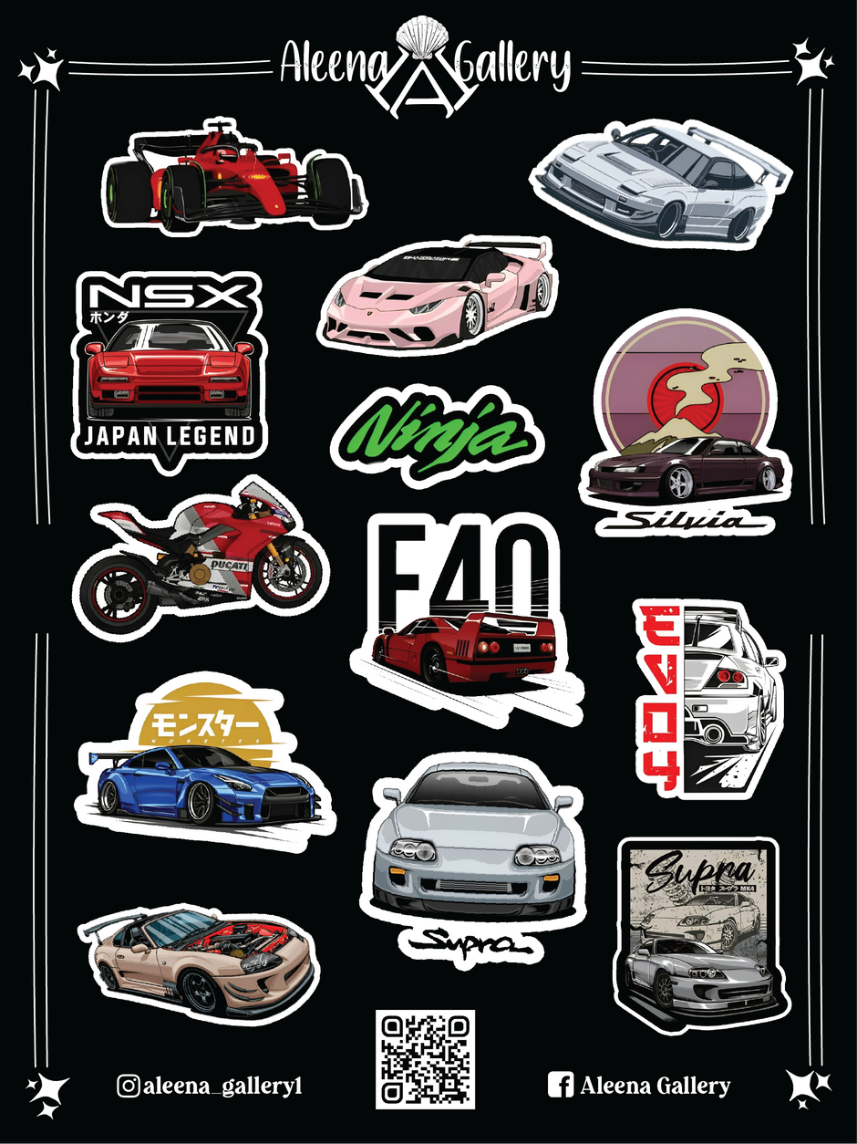 Stickers Sheets – Aleena Gallery