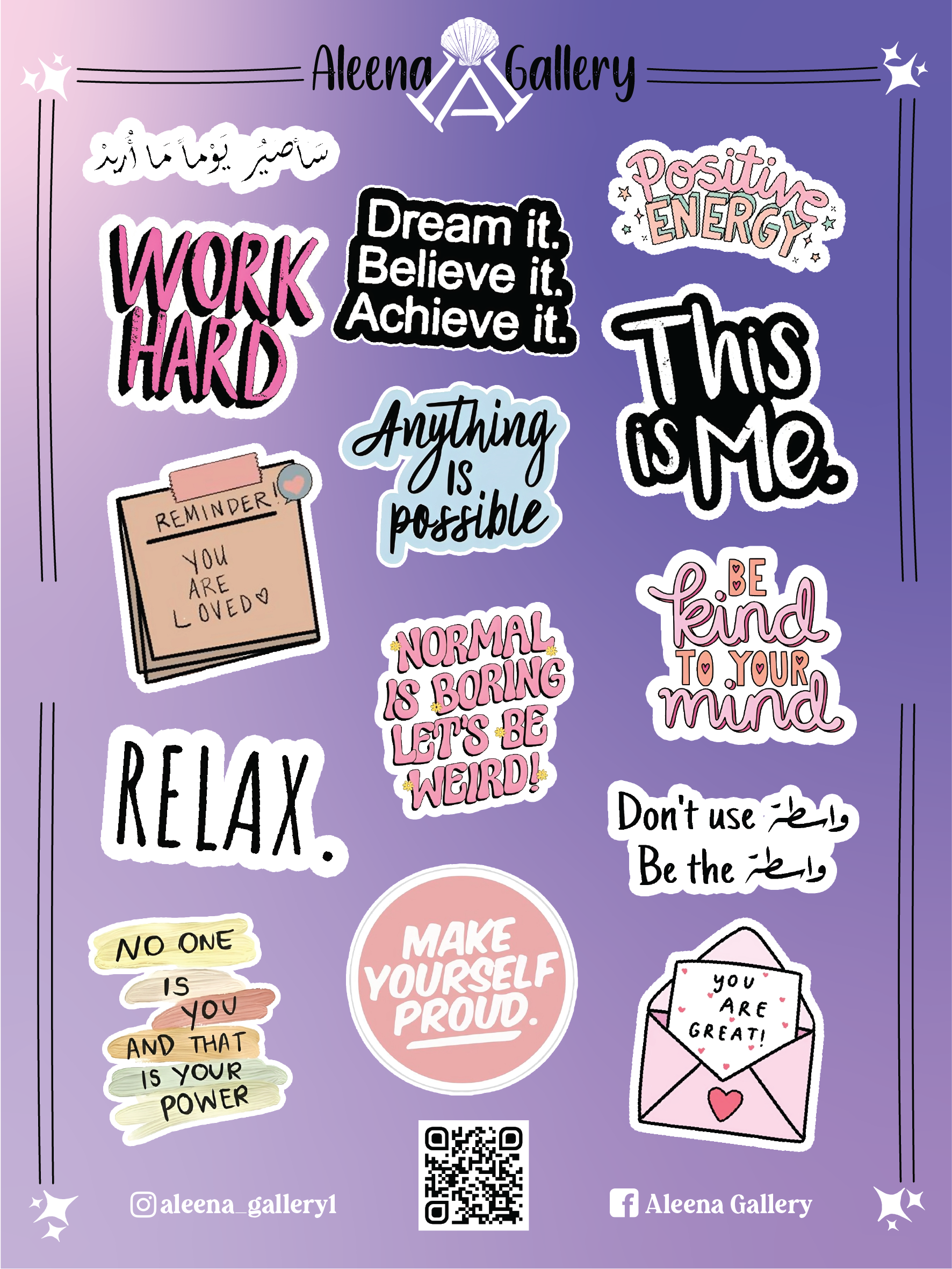 Stickers Sheets – Aleena Gallery